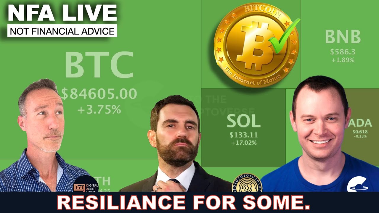 NFA LIVE: BITCOIN RESILIENCE, DECODING ALTS & CRYPTO SQUID GAME.